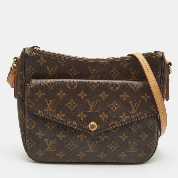 Louis Vuitton | Bags | Louis Vuitton Brown Monogram Canvas Mabillon ...